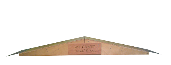 DOUBLE WEDGE / SET OF 2 - 3 FT WIDE WEDGE RAMPS /SKATEBOARD JUMP RAMP ...